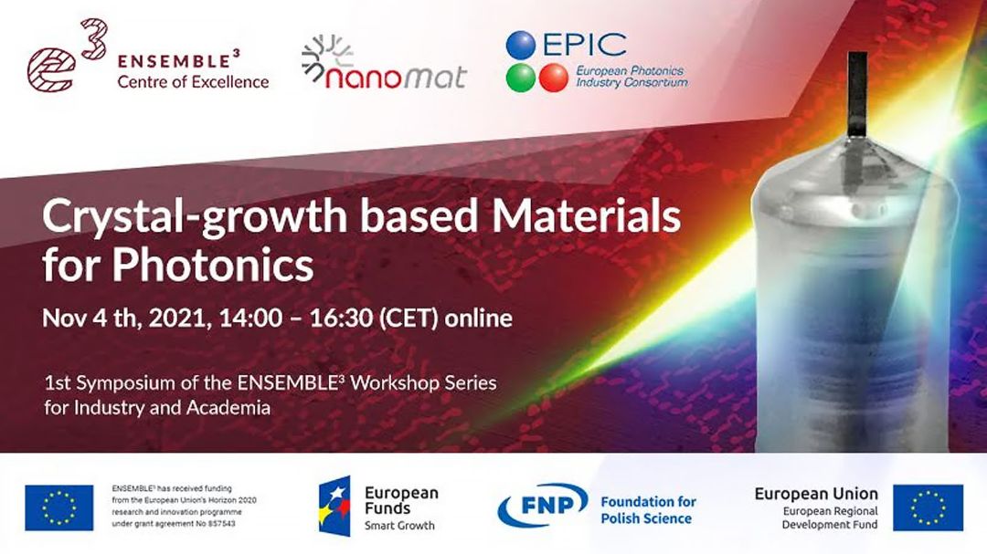 ENSEMBLE3 » Crystal-growth based Materials for Photonics